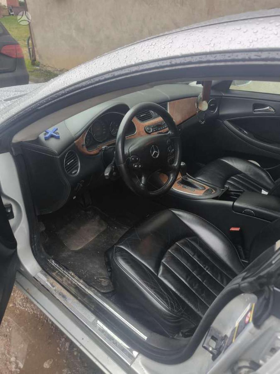 Pelēks Mercedes-Benz CLS 320 2007 Radviliškis, ar dzinēja tilpumu 3.00 L un nobraukumu 506 tūkst. km par 3200 €, foto 6 vietnē AUTOMOTO.COM.LV