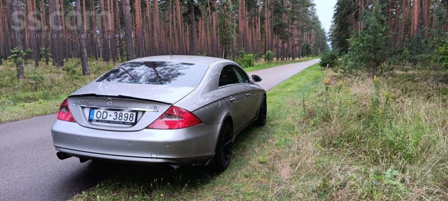 Grey Mercedes-Benz CLS 320 2008 in Riga, with an engine capacity of 3.20 L and mileage of 250 thousand km for 5300 €, photo 19 on AUTOMOTO.COM.LV