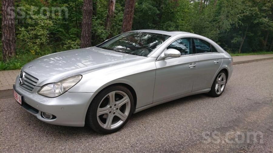 Pelēks Mercedes-Benz CLS 320 2006 Rīga, ar dzinēja tilpumu 3.00 L un nobraukumu 331 tūkst. km par 5950 €, foto 1 vietnē AUTOMOTO.COM.LV