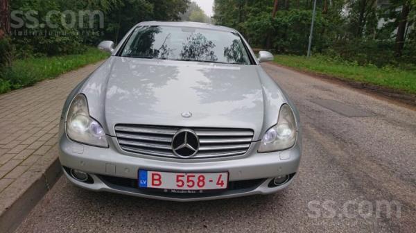 Pelēks Mercedes-Benz CLS 320 2006 Rīga, ar dzinēja tilpumu 3.00 L un nobraukumu 331 tūkst. km par 5950 €, foto 2 vietnē AUTOMOTO.COM.LV