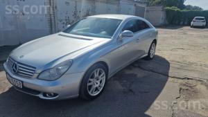 Pelēks Mercedes-Benz CLS 320 2006 Rīga, ar dzinēja tilpumu 3.00 L un nobraukumu 225 tūkst. km par 5650 €, foto  vietnē AUTOMOTO.COM.LV