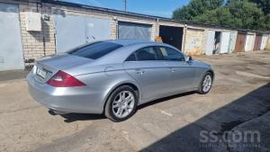 Grey Mercedes-Benz CLS 320 2006 in Riga, with an engine capacity of 3.00 L and mileage of 225 thousand km for 5650 €, photo 5 on AUTOMOTO.COM.LV