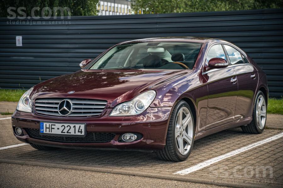 Sarkans Mercedes-Benz CLS 320 2006 Limbaži, ar dzinēja tilpumu 3.00 L un nobraukumu 543 tūkst. km par 4500 €, foto 1 vietnē AUTOMOTO.COM.LV