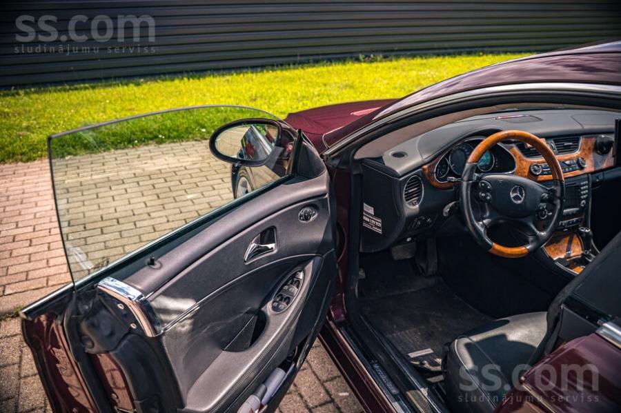 Sarkans Mercedes-Benz CLS 320 2006 Limbaži, ar dzinēja tilpumu 3.00 L un nobraukumu 543 tūkst. km par 4500 €, foto 7 vietnē AUTOMOTO.COM.LV
