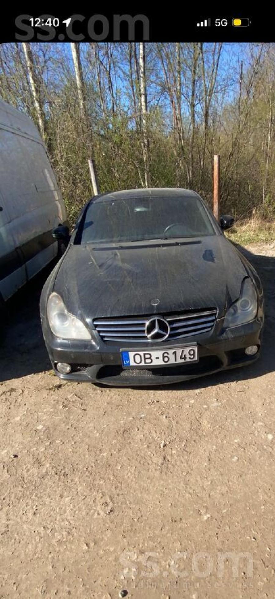 Melns Mercedes-Benz CLS 350 2005 Jelgava, ar dzinēja tilpumu 3.50 L un nobraukumu 295 tūkst. km par 2150 €, foto 1 vietnē AUTOMOTO.COM.LV