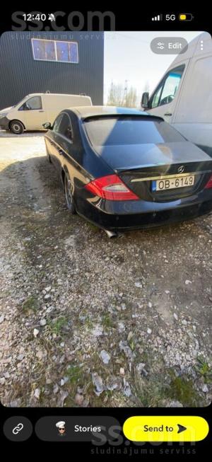 Melns Mercedes-Benz CLS 350 2005 Jelgava, ar dzinēja tilpumu 3.50 L un nobraukumu 295 tūkst. km par 2150 €, foto 3 vietnē AUTOMOTO.COM.LV