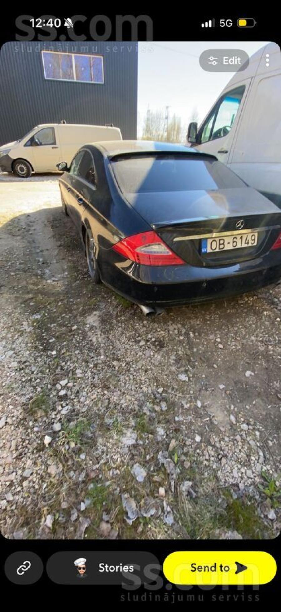 Melns Mercedes-Benz CLS 350 2005 Jelgava, ar dzinēja tilpumu 3.50 L un nobraukumu 295 tūkst. km par 2150 €, foto 3 vietnē AUTOMOTO.COM.LV