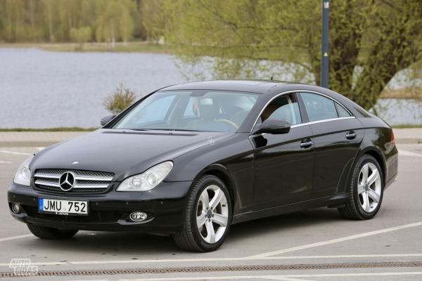 Black Mercedes-Benz CLS 350 2008 in Siauliai, with an engine capacity of 3.50 L and mileage of 252 thousand km for 5000 €, photo 1 on AUTOMOTO.COM.LV