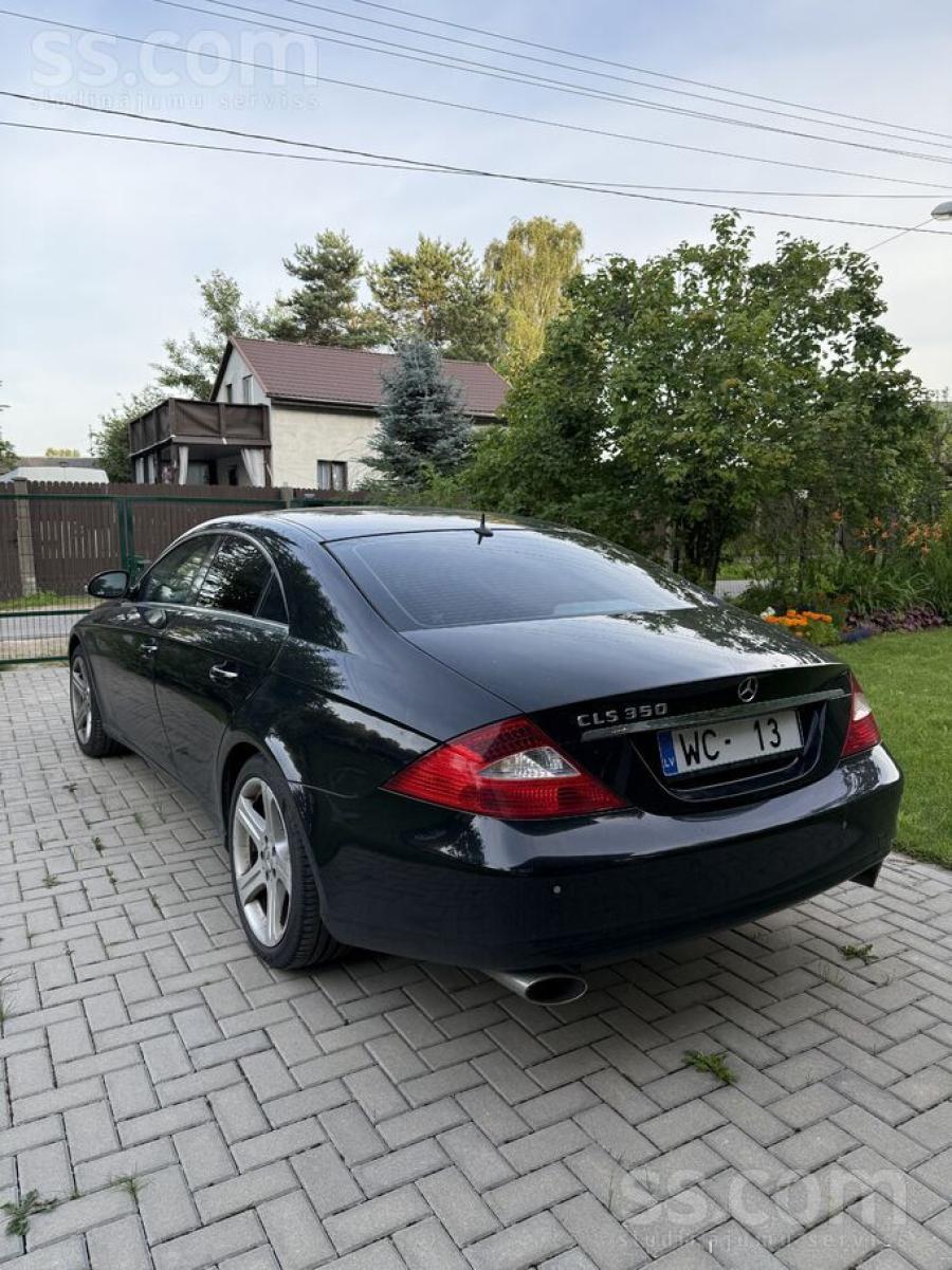 Melns Mercedes-Benz CLS 350 2009 Rīga, ar dzinēja tilpumu 3.50 L un nobraukumu 205 tūkst. km par 3800 €, foto 3 vietnē AUTOMOTO.COM.LV
