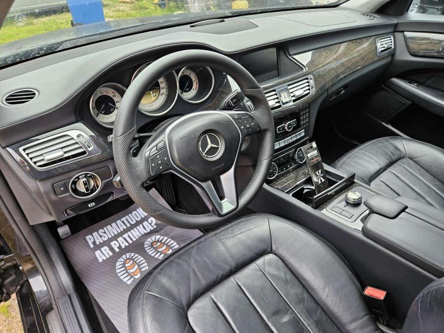 Melns Mercedes-Benz CLS 350 2012 Prienai, ar dzinēja tilpumu 2.99 L un nobraukumu 300 tūkst. km par 12000 €, foto 22 vietnē AUTOMOTO.COM.LV