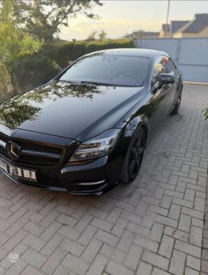 Melns Mercedes-Benz CLS 350 2013 Kauņa, ar dzinēja tilpumu 2.99 L un nobraukumu 299 tūkst. km par 16300 €, foto  vietnē AUTOMOTO.COM.LV