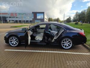 Black Mercedes-Benz CLS 350 2015 in Riga, with an engine capacity of 3.00 L and mileage of 147 thousand km for 19000 €, photo 5 on AUTOMOTO.COM.LV