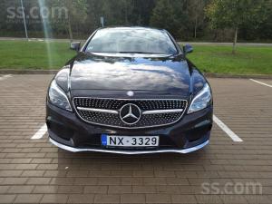 Black Mercedes-Benz CLS 350 2015 in Riga, with an engine capacity of 3.00 L and mileage of 147 thousand km for 19000 €, photo 6 on AUTOMOTO.COM.LV