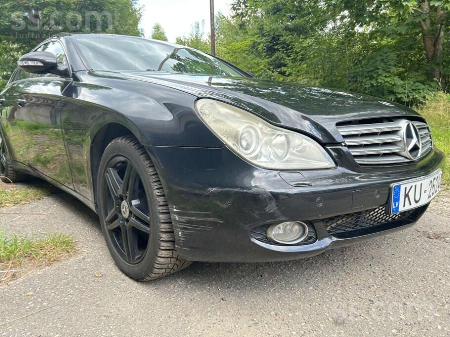 Melns Mercedes-Benz CLS 350 2004 Rīga, ar dzinēja tilpumu 3.50 L un nobraukumu 220 tūkst. km par 3500 €, foto 5 vietnē AUTOMOTO.COM.LV