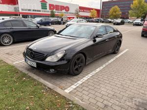 Melns Mercedes-Benz CLS 350 2004 Rīga, ar dzinēja tilpumu 3.50 L un nobraukumu 285 tūkst. km par 2000 €, foto  vietnē AUTOMOTO.COM.LV