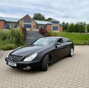Melns Mercedes-Benz CLS 350 2006 Viļņa, ar dzinēja tilpumu 3.50 L un nobraukumu 463 tūkst. km par 4400 €, foto  vietnē AUTOMOTO.COM.LV