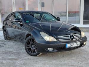 Melns Mercedes-Benz CLS 350 2008 Viļņa, ar dzinēja tilpumu 3.50 L un nobraukumu 279 tūkst. km par 5500 €, foto  vietnē AUTOMOTO.COM.LV