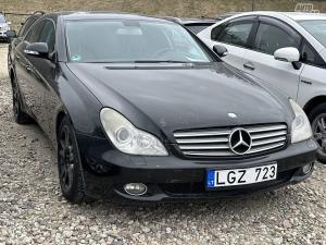Melns Mercedes-Benz CLS 350 2008 Viļņa, ar dzinēja tilpumu 3.50 L un nobraukumu 279 tūkst. km par 3800 €, foto  vietnē AUTOMOTO.COM.LV