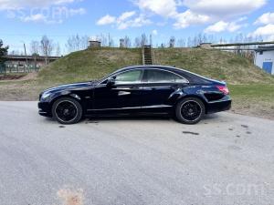 Black Mercedes-Benz CLS 350 2011 in Riga, with an engine capacity of 3.50 L and mileage of 295 thousand km for 16500 €, photo 5 on AUTOMOTO.COM.LV