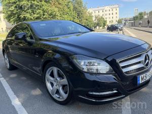 Black Mercedes-Benz CLS 350 2011 in Riga, with an engine capacity of 3.00 L and mileage of 263 thousand km for 12100 €, photo 7 on AUTOMOTO.COM.LV