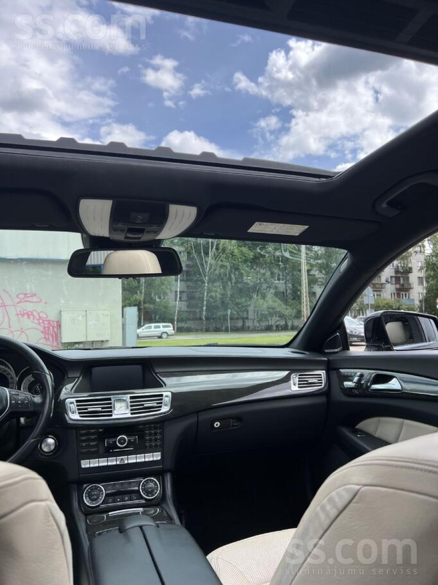 Melns Mercedes-Benz CLS 350 2011 Rīga, ar dzinēja tilpumu 3.00 L un nobraukumu 298 tūkst. km par 11300 €, foto 15 vietnē AUTOMOTO.COM.LV