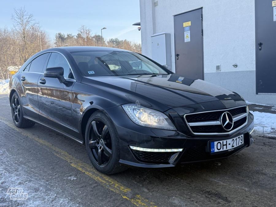 Black Mercedes-Benz CLS 350 2012 in Vilnius, with an engine capacity of 3.50 L and mileage of 280 thousand km for 11500 €, photo 8 on AUTOMOTO.COM.LV