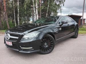 Melns Mercedes-Benz CLS 350 2012 Rīga, ar dzinēja tilpumu 3.00 L un nobraukumu 320 tūkst. km par 10850 €, foto  vietnē AUTOMOTO.COM.LV
