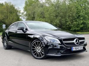 Black Mercedes-Benz CLS 350 2014 in Kaunas, with an engine capacity of 3.00 L and mileage of 95 thousand km for 23900 €, photo 3 on AUTOMOTO.COM.LV