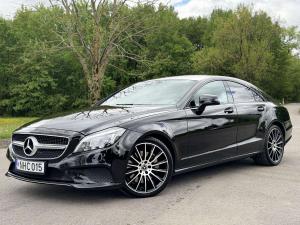 Black Mercedes-Benz CLS 350 2014 in Kaunas, with an engine capacity of 3.00 L and mileage of 95 thousand km for 23900 €, photo 4 on AUTOMOTO.COM.LV