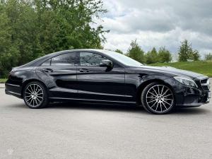 Black Mercedes-Benz CLS 350 2014 in Kaunas, with an engine capacity of 3.00 L and mileage of 95 thousand km for 23900 €, photo 7 on AUTOMOTO.COM.LV