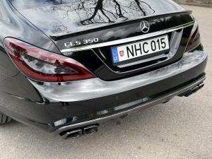 Black Mercedes-Benz CLS 350 2014 in Kaunas, with an engine capacity of 3.00 L and mileage of 95 thousand km for 23900 €, photo 13 on AUTOMOTO.COM.LV
