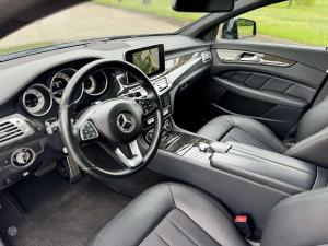 Black Mercedes-Benz CLS 350 2014 in Kaunas, with an engine capacity of 3.00 L and mileage of 95 thousand km for 23900 €, photo 18 on AUTOMOTO.COM.LV
