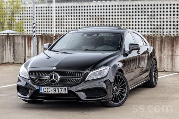 Melns Mercedes-Benz CLS 350 2015 Rīga, ar dzinēja tilpumu 3.50 L un nobraukumu 254 tūkst. km par 13500 €, foto 1 vietnē AUTOMOTO.COM.LV