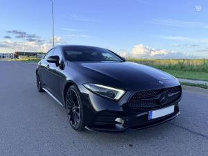 Black Mercedes-Benz CLS 350 2018 in Kaunas, with an engine capacity of 2.93 L and mileage of 234 thousand km for 30000 €, photo 3 on AUTOMOTO.COM.LV