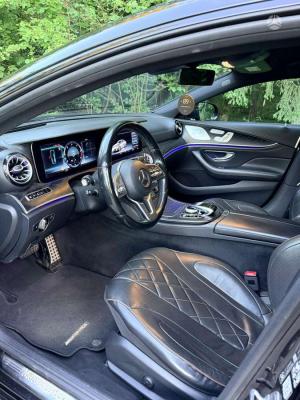 Black Mercedes-Benz CLS 350 2018 in Kaunas, with an engine capacity of 2.93 L and mileage of 234 thousand km for 30000 €, photo 11 on AUTOMOTO.COM.LV