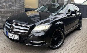Black Mercedes-Benz CLS 350 2013 in Marijampole, with an engine capacity of 2.99 L and mileage of 330 thousand km for 12650 €, photo 6 on AUTOMOTO.COM.LV