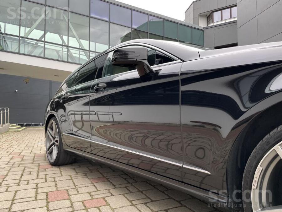 Melns Mercedes-Benz CLS 350 2013 Daugavpils, ar dzinēja tilpumu 3.00 L un nobraukumu 380 tūkst. km par 12300 €, foto 8 vietnē AUTOMOTO.COM.LV