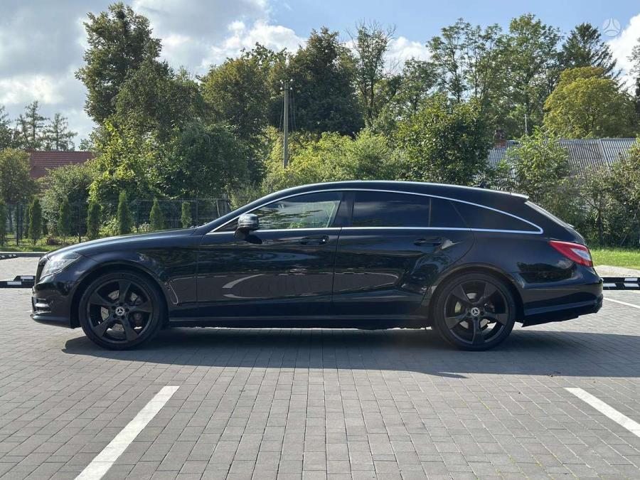 Black Mercedes-Benz CLS 350 2013 in Kaunas, with an engine capacity of 2.99 L and mileage of 399 thousand km for 11800 €, photo 10 on AUTOMOTO.COM.LV