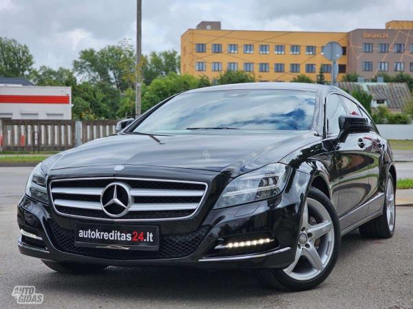 Black Mercedes-Benz CLS 350 2013 in Siauliai, with an engine capacity of 3.00 L and mileage of 232 thousand km for 11950 €, photo 1 on AUTOMOTO.COM.LV