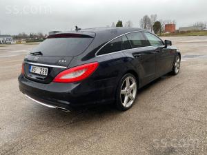 Black Mercedes-Benz CLS 350 2014 in Riga, with an engine capacity of 3.00 L and mileage of 297 thousand km for 13100 €, photo 4 on AUTOMOTO.COM.LV