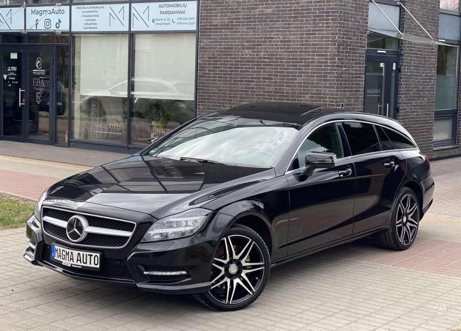 Melns Mercedes-Benz CLS 350 2014 Marijampole, ar dzinēja tilpumu 2.99 L un nobraukumu 237 tūkst. km par 12850 €, foto 1 vietnē AUTOMOTO.COM.LV