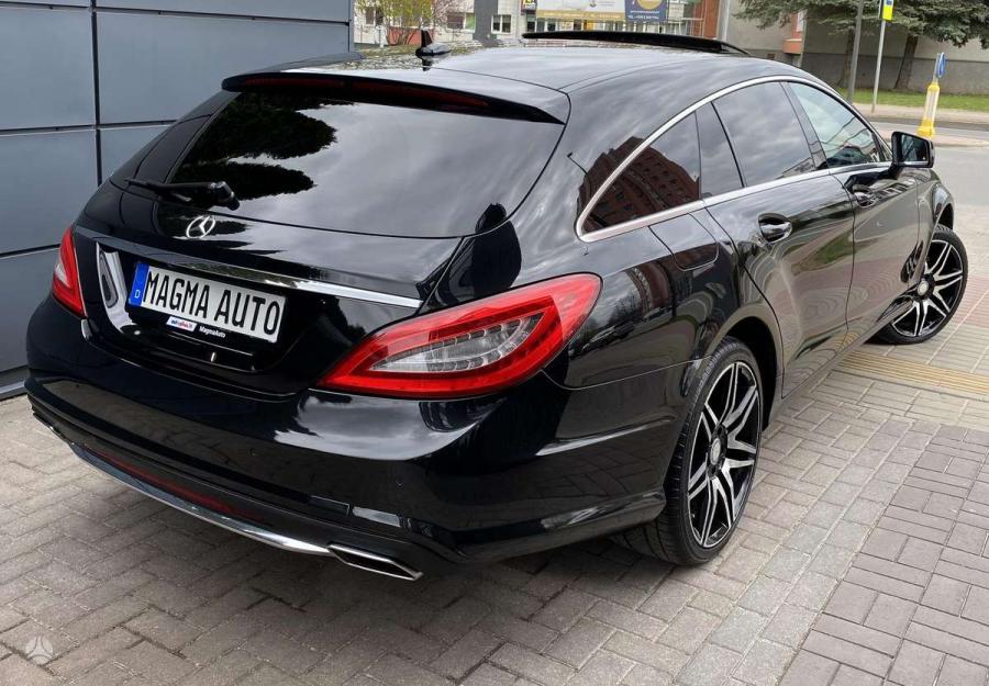 Melns Mercedes-Benz CLS 350 2014 Marijampole, ar dzinēja tilpumu 2.99 L un nobraukumu 237 tūkst. km par 12850 €, foto 12 vietnē AUTOMOTO.COM.LV