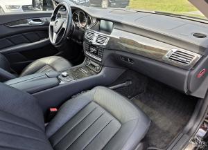 Black Mercedes-Benz CLS 350 2014 in Druskininkai, with an engine capacity of 3.00 L and mileage of 227 thousand km for 12350 €, photo 7 on AUTOMOTO.COM.LV