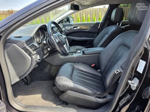 Black Mercedes-Benz CLS 350 2014 in Druskininkai, with an engine capacity of 3.00 L and mileage of 227 thousand km for 12350 €, photo 8 on AUTOMOTO.COM.LV