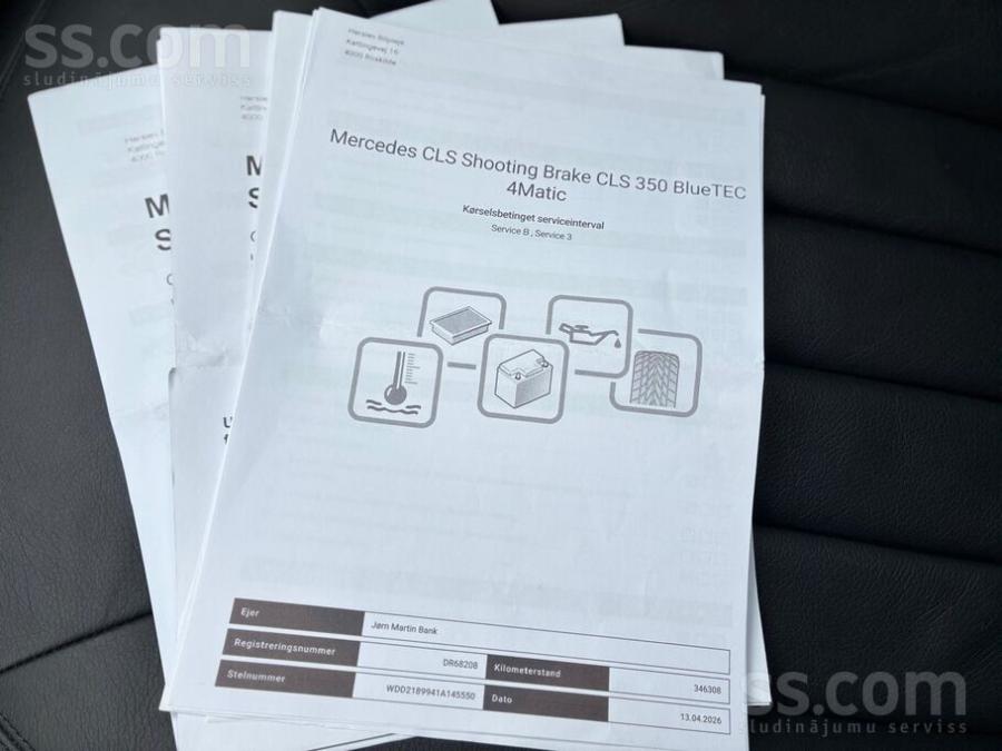 Черный Мерседес ЦЛС 350 2015 в Кулдига, объемом двигателя 3.00 л и пробегом 355 тыс. км за 10590 €, фото 33 на AUTOMOTO.COM.LV
