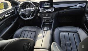 Black Mercedes-Benz CLS 350 2016 in Utena, with an engine capacity of 2.99 L and mileage of 237 thousand km for 13900 €, photo 13 on AUTOMOTO.COM.LV