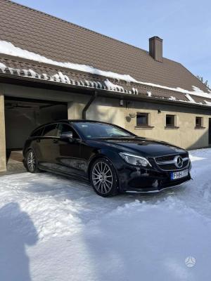 Black Mercedes-Benz CLS 350 2017 in Marijampole, with an engine capacity of 2.99 L and mileage of 125 thousand km for 32500 €, photo  on AUTOMOTO.COM.LV