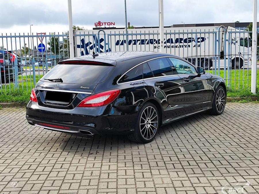 Melns Mercedes-Benz CLS 350 2017 Klaipėda, ar dzinēja tilpumu 2.99 L un nobraukumu 323 tūkst. km par 19900 €, foto 4 vietnē AUTOMOTO.COM.LV