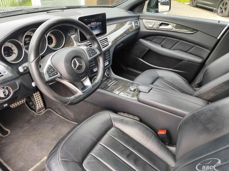 Melns Mercedes-Benz CLS 350 2017 Klaipėda, ar dzinēja tilpumu 2.99 L un nobraukumu 323 tūkst. km par 19900 €, foto 24 vietnē AUTOMOTO.COM.LV