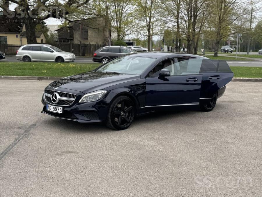 Синий Мерседес ЦЛС 350 2014 в Рига, объемом двигателя 3.00 л и пробегом 322 тыс. км за 15590 €, фото 5 на AUTOMOTO.COM.LV